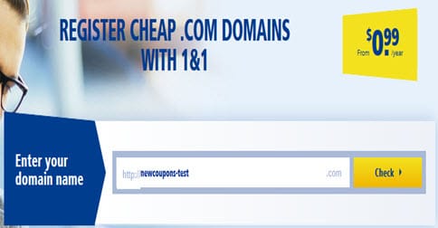 .Info domain just 99 cent at 1&1