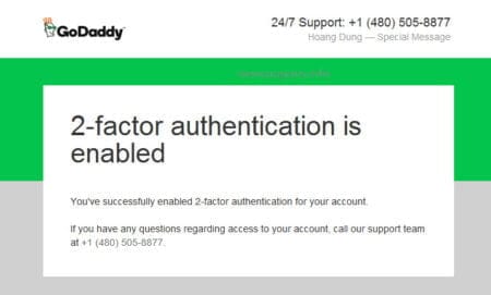 How Enable 2-step Verification using Mobile App at GoDaddy