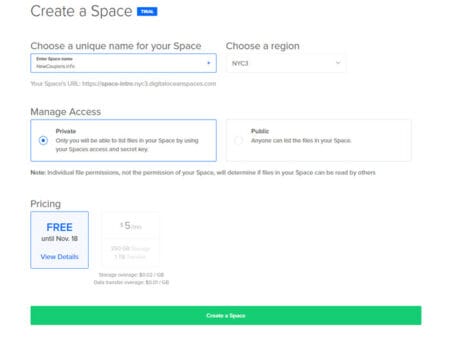 DigitalOcean launches Spaces: A Object Storage Product