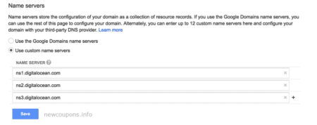 How to point Google Domains to DigitalOcean Droplet