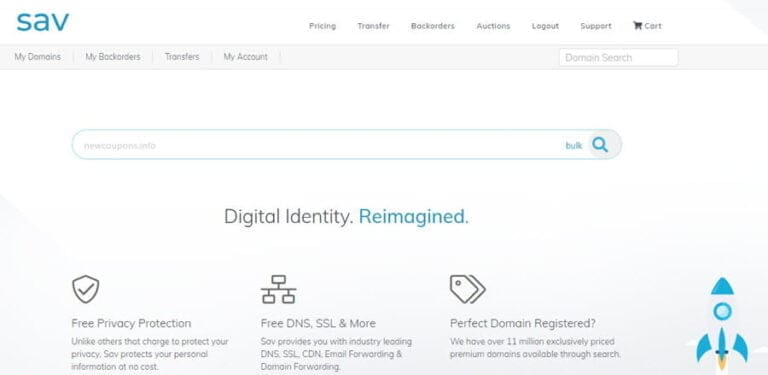 $4.95 .CO Registrations At SAV.COM - Free Privacy & SSL