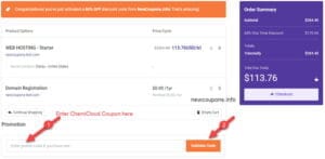84% OFF ChemiCloud Coupon & Promo Code January 2026