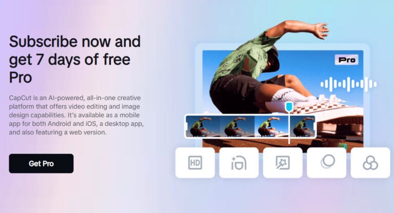 CapCut Coupon Code December 2025: 30% OFF + 7 Day Free PRO